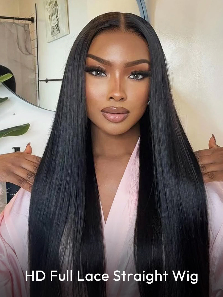 HD Full Lace Human Hair Wigs Transparent Full Scalp Lace Wig -West Kiss ...
