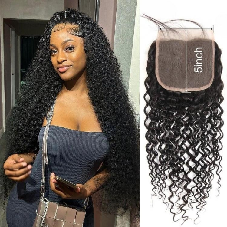 Brazilian Curly Hair 5x5 Inch Lace Closure -West Kiss Hair