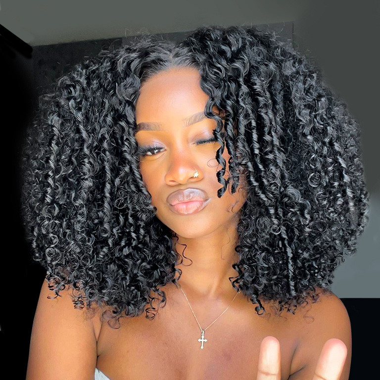 Curly Hair 13x4 Lace Front Wigs -West Kiss Hair