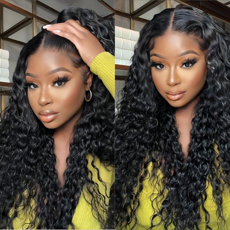 Deep Wave 13x6 HD Invisible Lace Frontal Wigs -West Kiss Hair