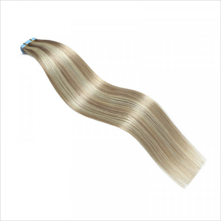 #P18/613 Blonde Highlight Tape In Hair Extensions -West Kiss Hair