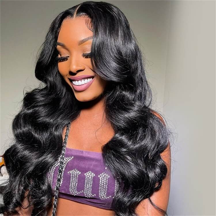 Body Wave Hair 5*9 Transparent HD Lace Closure Wigs -West Kiss Hair