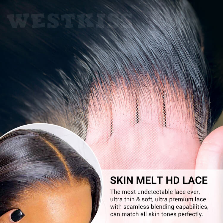 HD Body Wave Transparent Lace Front Wigs -West Kiss Hair