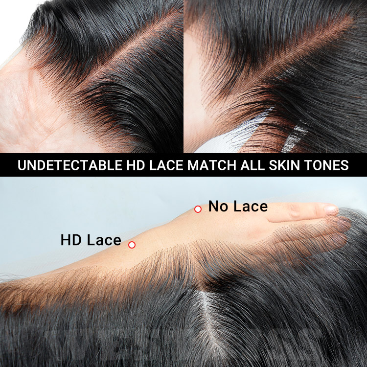 HD Body Wave Transparent Lace Front Wigs -West Kiss Hair