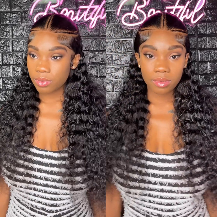 Ready & Go Side Part Pre Braided 5*5 Glueless HD Wigs #4 Brown -West Kiss Hair
