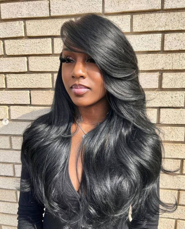 Side Part Body Wave Wig 13x6 Transparent Lace Wigs -West Kiss Hair