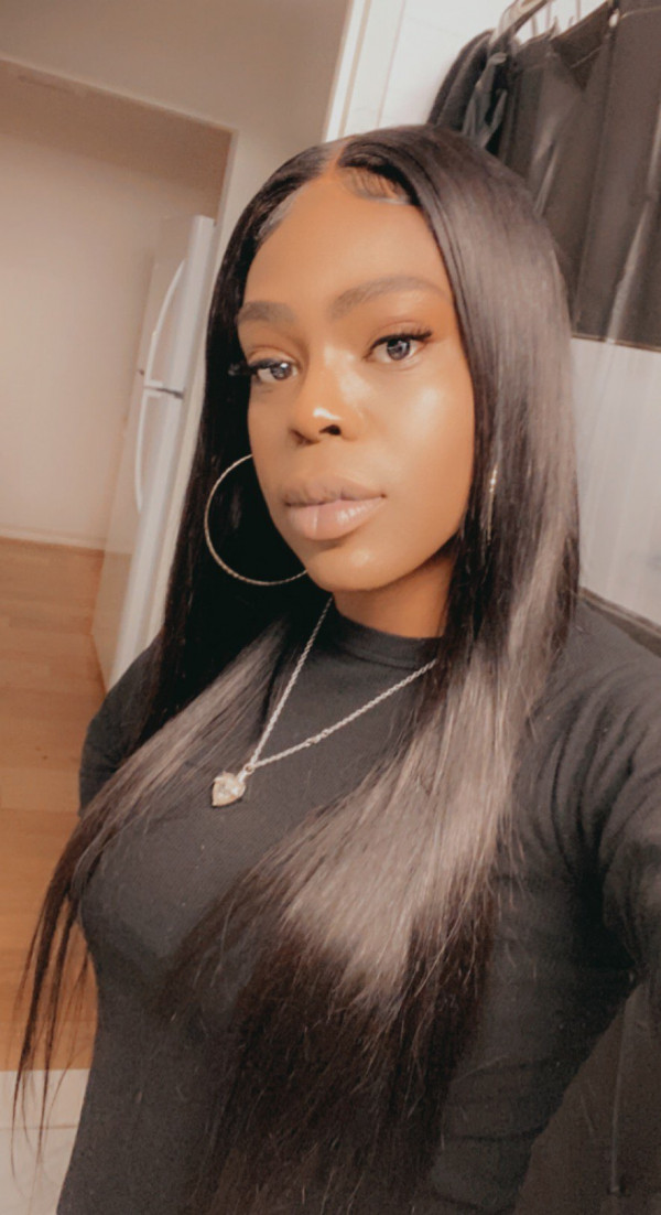 Black Straight Hair Upgraded HD Transparent Lace Wigs -West Kiss Hair