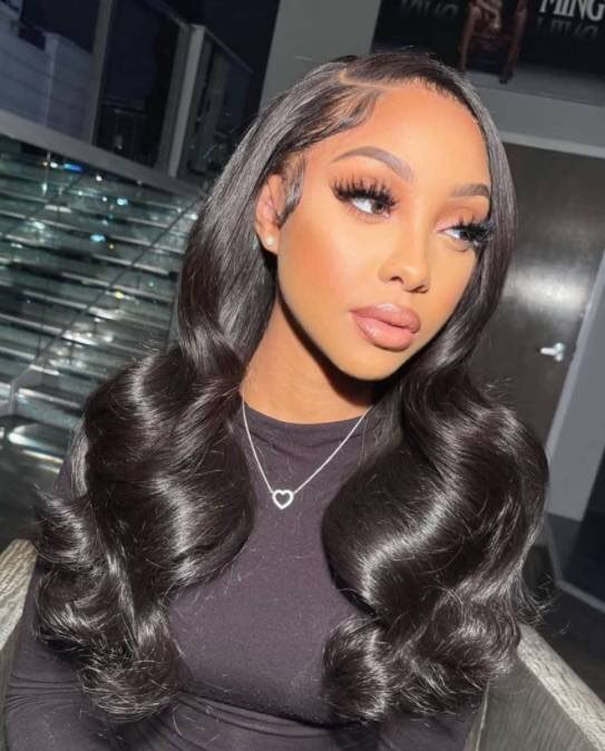 Side Part Body Wave Wig 13x6 Transparent Lace Wigs -West Kiss Hair