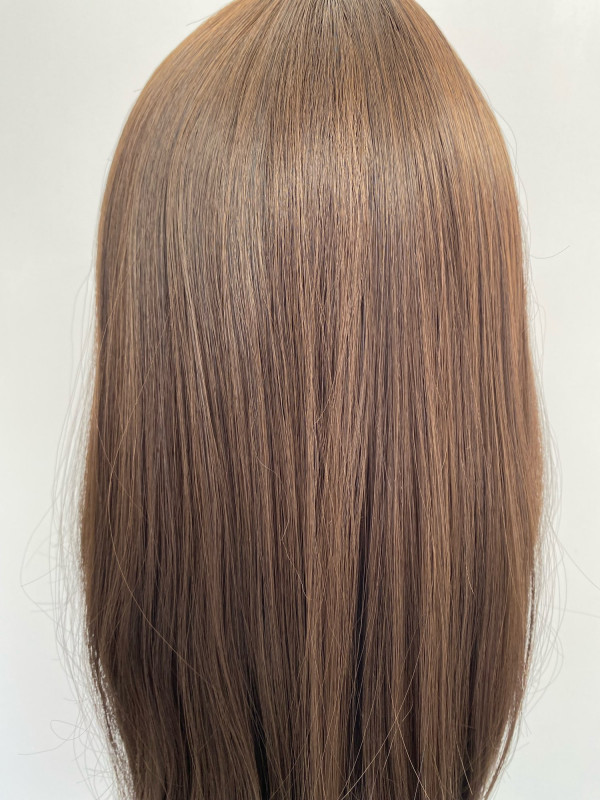 Dark Brown Wigs #4 Straight Human Hair Lace Part Wigs -West Kiss Hair
