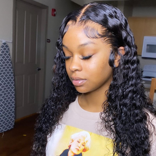 Loose Deep Wave Natural Hair Lace Front Wigs -West Kiss Hair