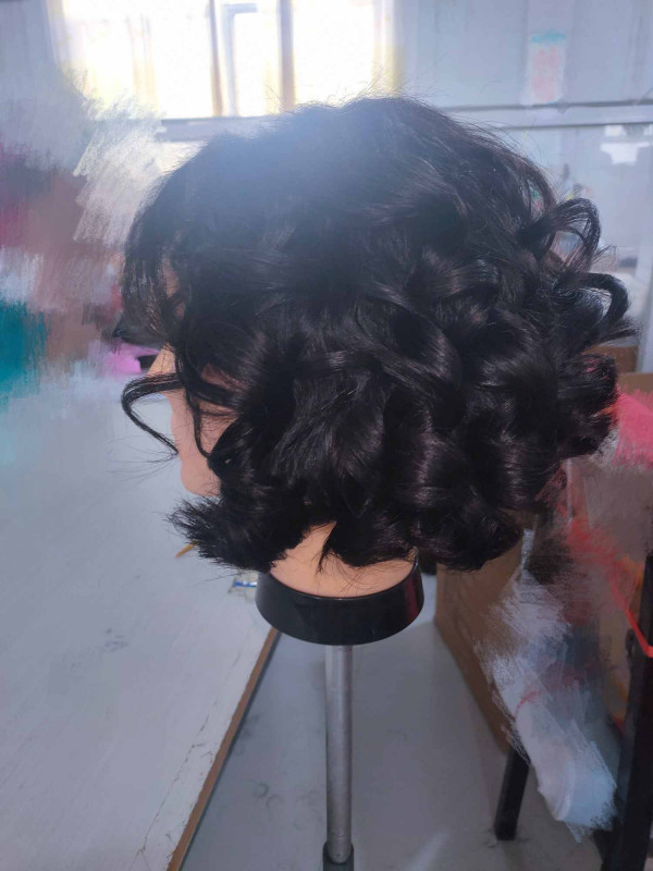 Body Wave 12 Inch Bob Wig Side Part Black Bob Lace Wig -West Kiss Hair