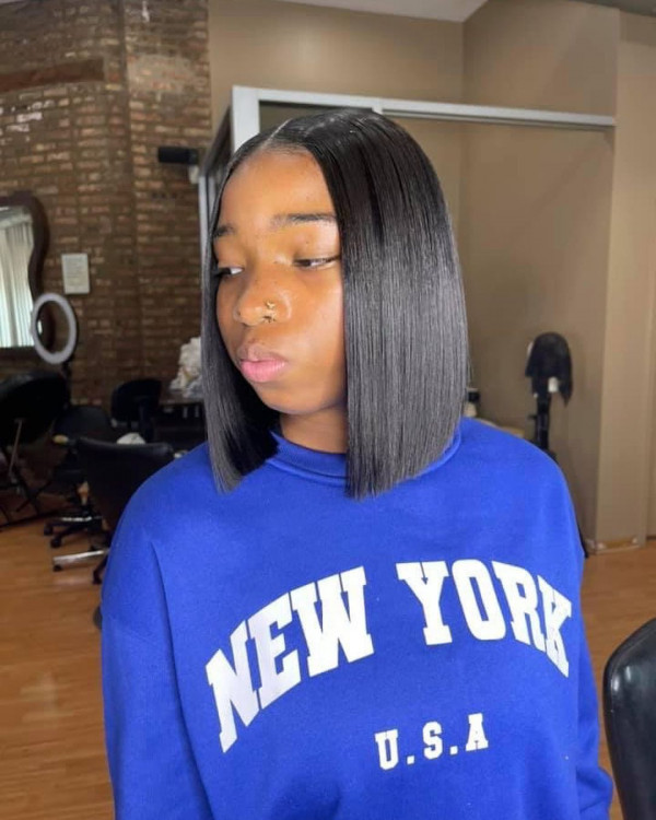 HD Lace Closure 12 Inch Bob Wig Undetectable Lace Bob -West Kiss Hair